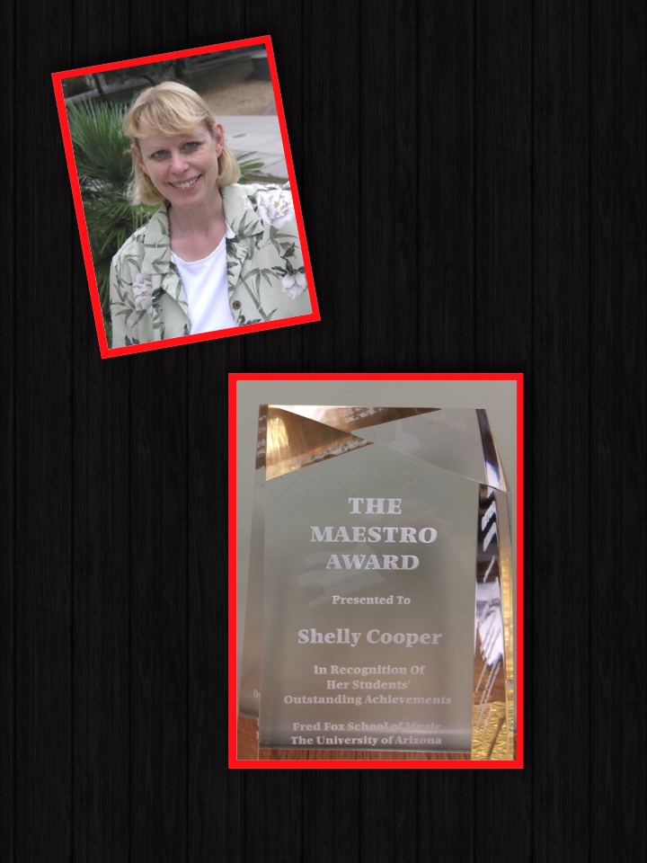 Dr. Shelly Cooper receives prestigious award – School of Music