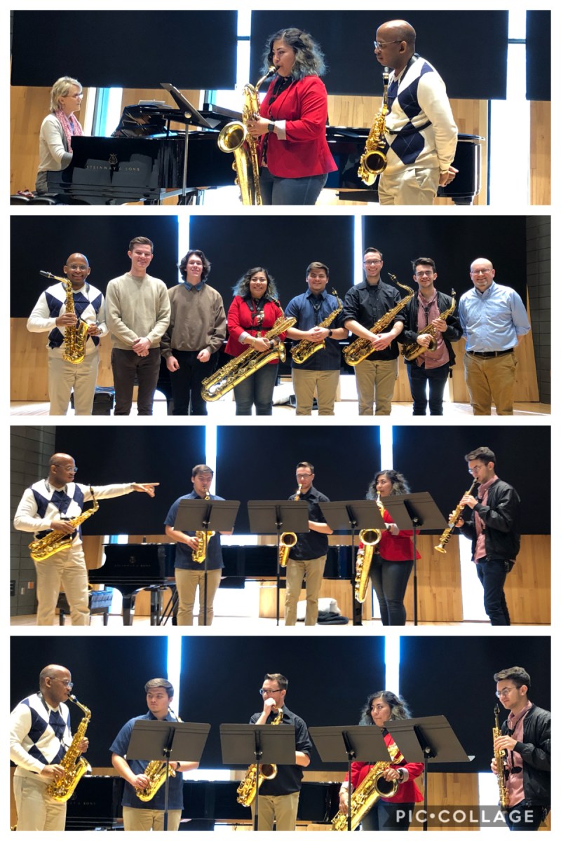 UNO Saxophone Students learn from Dr. Otis Murphy – School of Music