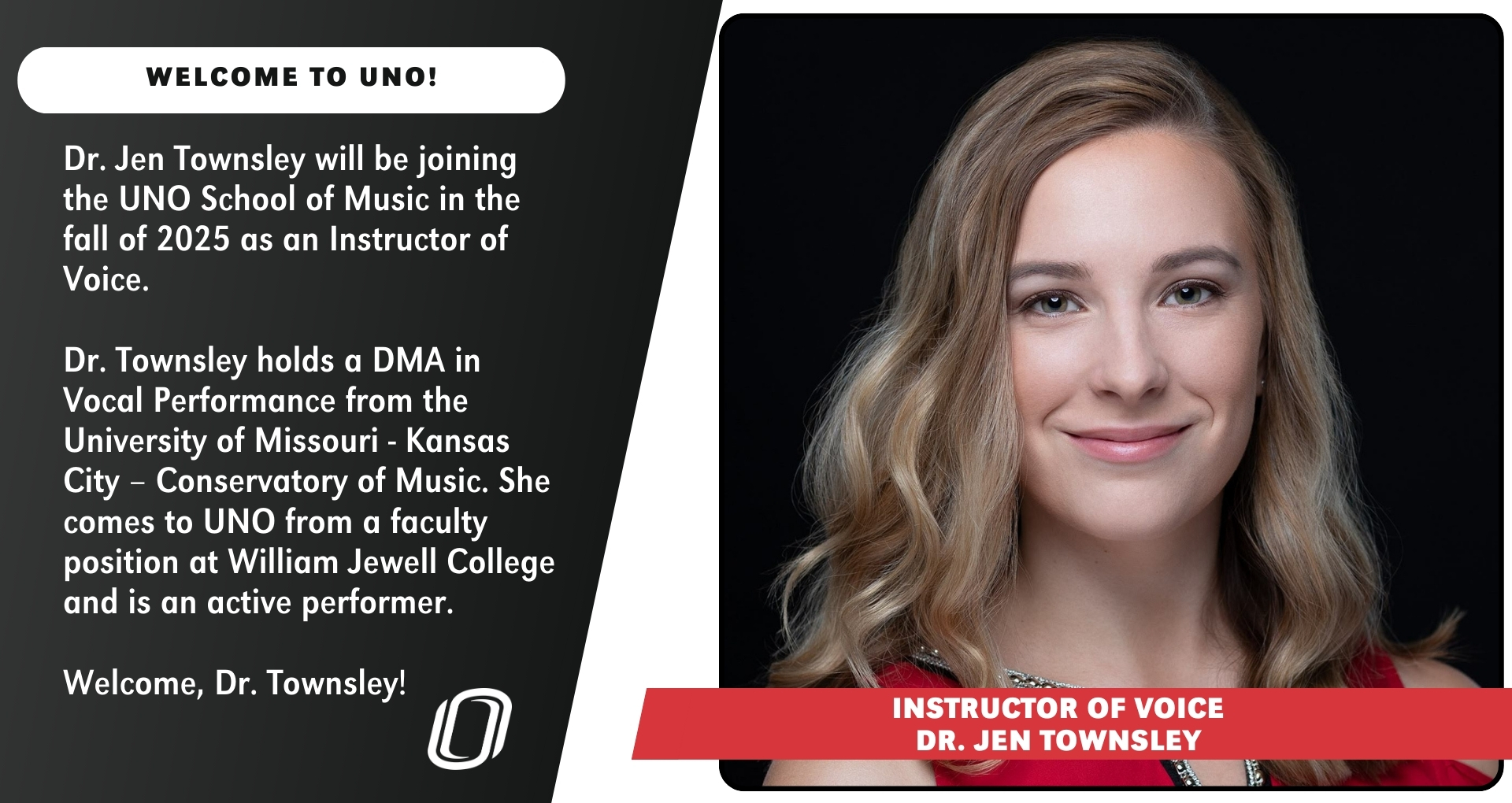Dr. Jen Townsley joins the UNO School of Music – School of Music